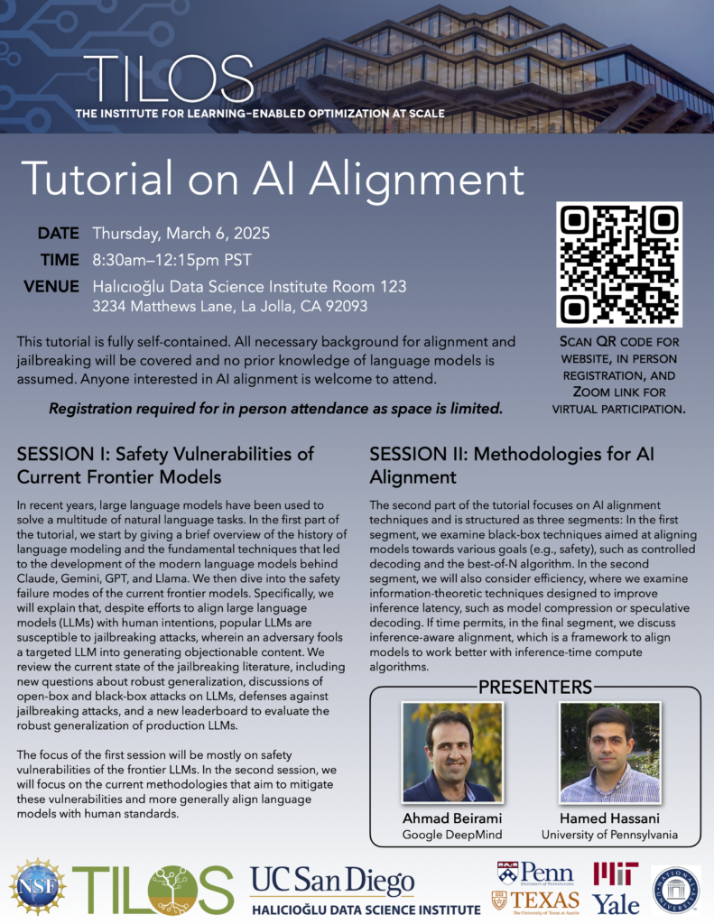 TILOS Tutorial on AI Alignment: March 6 - AI Institutes Virtual ...