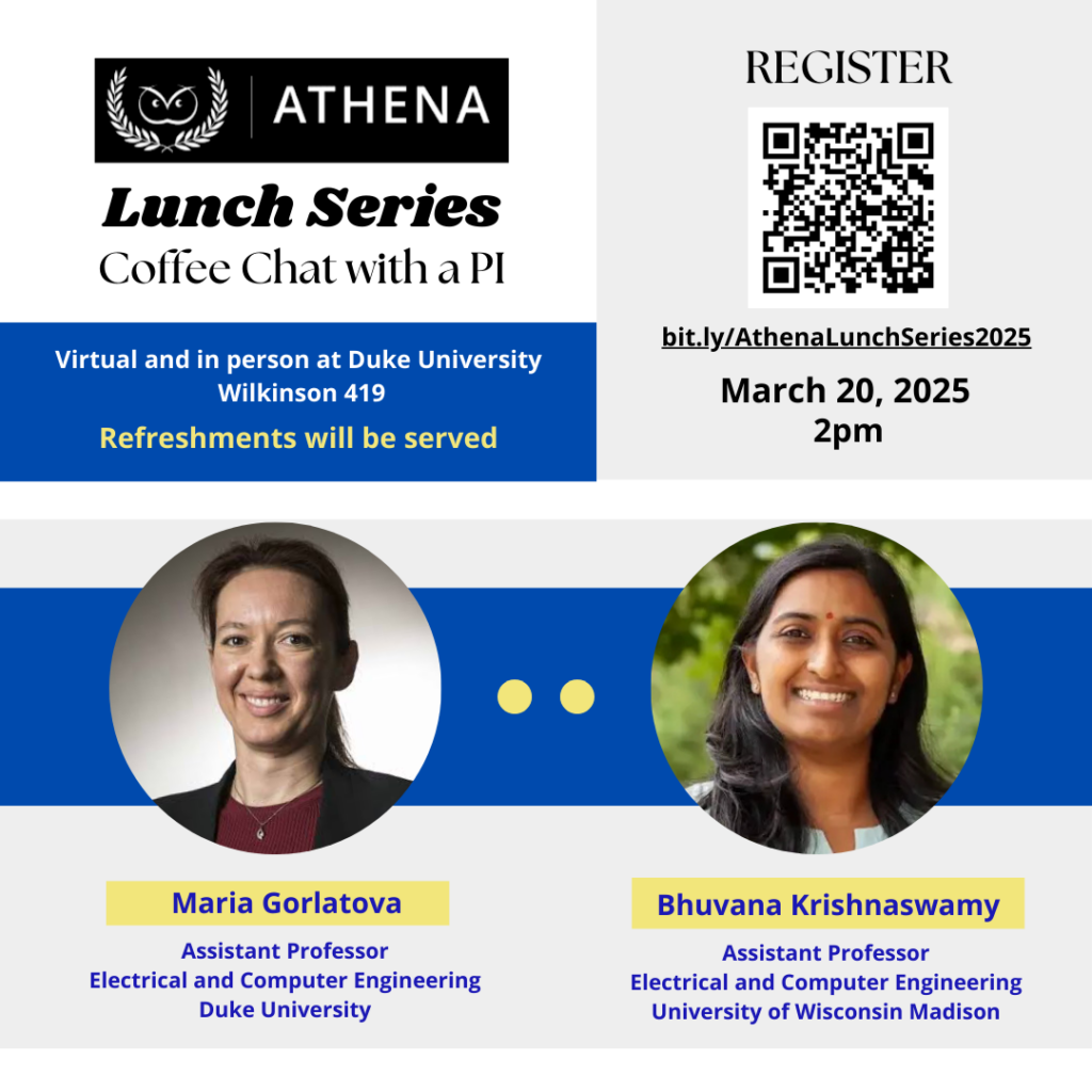 Athena Lunch Series Panel: Coffee Chat with a PI - AI Institutes ...