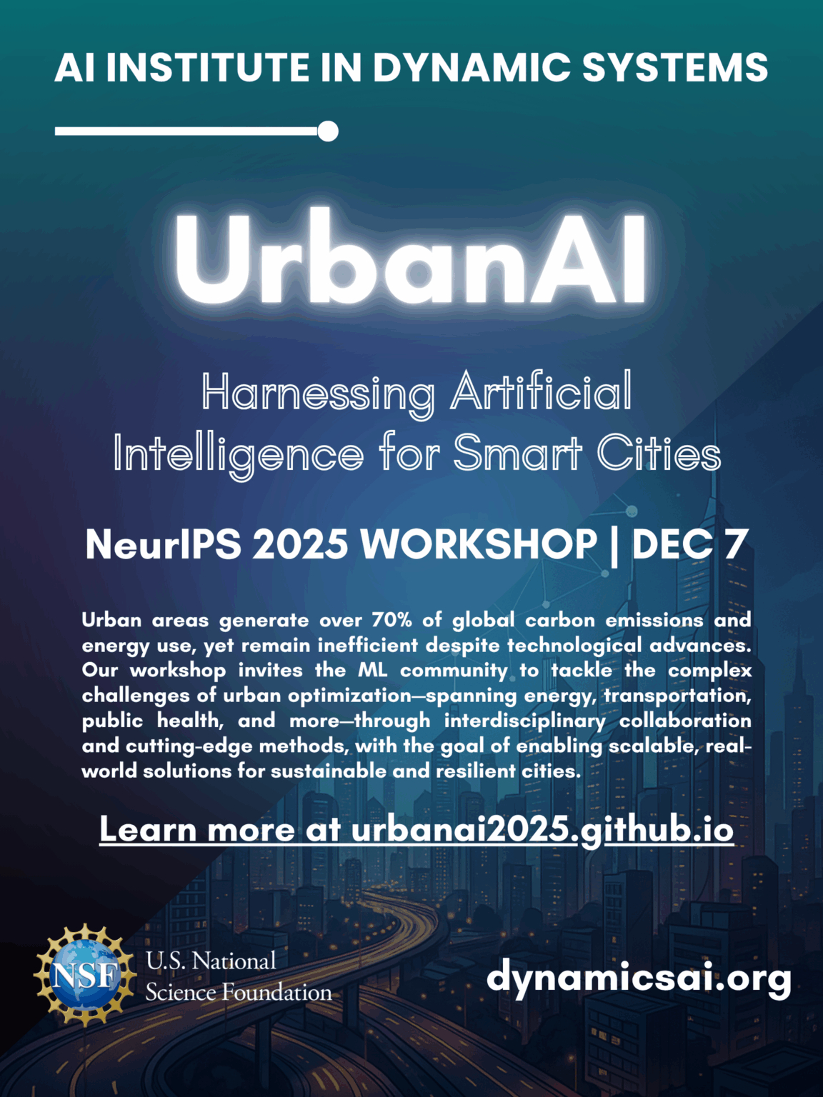 Call for Papers | UrbanAI: Harnessing Artificial Intelligence for Smart ...